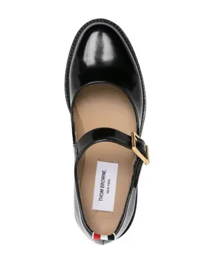 Thom Browne Patent-leather Ballerina Flats