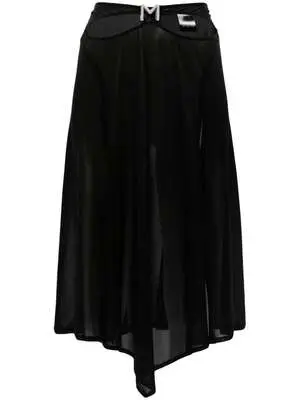 MUGLER Cut-out Midi Skirt