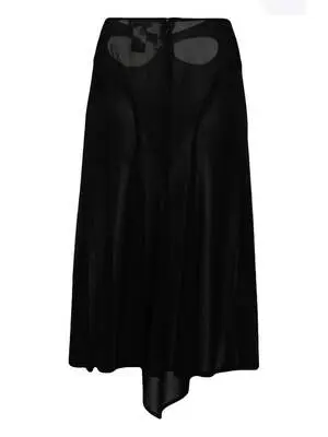 MUGLER Cut-out Midi Skirt