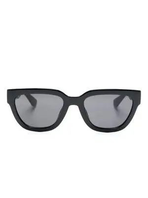 Gucci Interlocking G-logo Sunglasses - Black