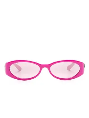 Gucci Oval-frame Sunglasses - Pink