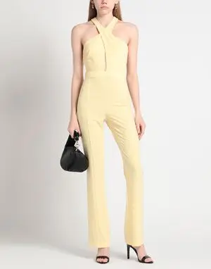 Patrizia Pepe Halterneck Sleeveless Jumpsuit - Yellow