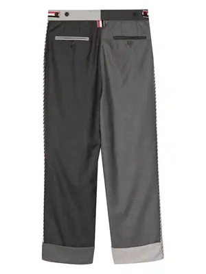Thom Browne Two-tone Straight Trousers