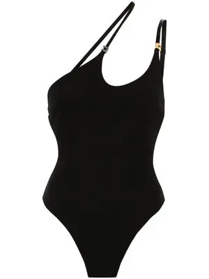 Elisabetta Franchi Spaghetti-strap Asymmetric Bodysuit