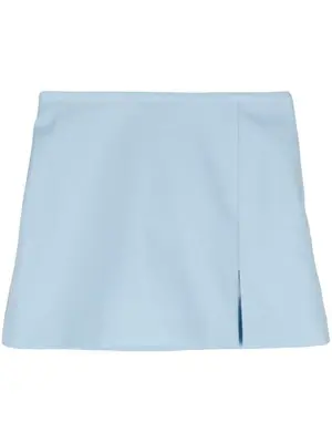 Mach & Mach Knitted Miniskirt With Slit Detail