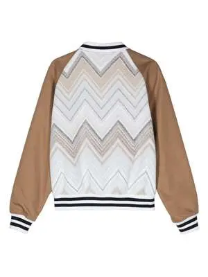 Missoni Chevron-jacquard Towelly Bomber Jacket