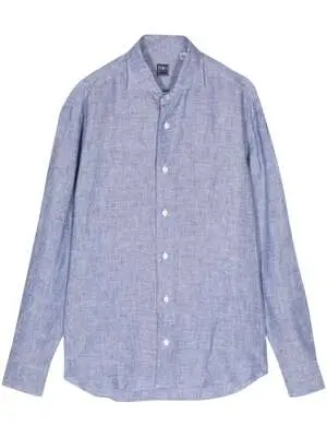 Fedeli Striped Linen Shirt