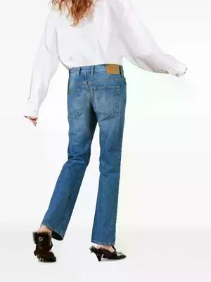 Gucci Horsebit-detail Straight-leg Jeans - Blue