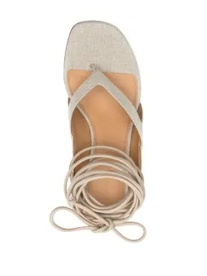 Off-White Lollipop 50mm Sandals - Neutrals