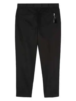 PT TORINO Cotton-blend Tailored Trousers - Black