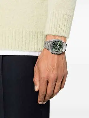 BELL & ROSS Br 05 42mm Chronograph Watch - Green
