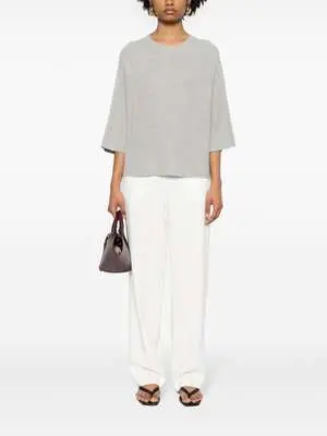 Fabiana Filippi Elasticated-waistband Trousers - White