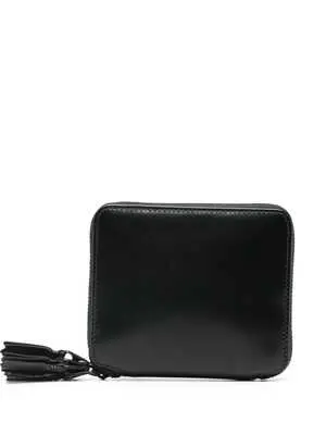 Comme Des Garçons Cdg Zipper Medley Leather Wallet - Black