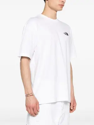The North Face Logo-embroidered Cotton T-shirt - White