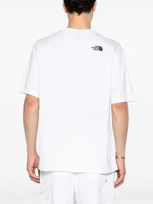 The North Face Logo-embroidered Cotton T-shirt - White