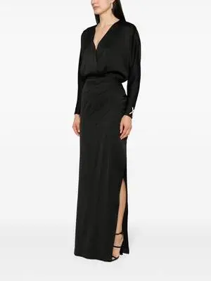 GENNY Satin Maxi Dress
