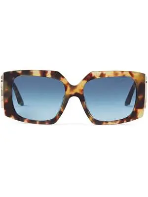 JIMMY CHOO Ariana Oversize-frame Sunglasses - Brown