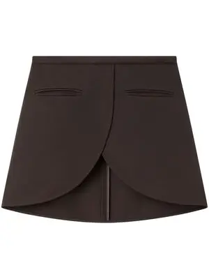 COURREGES Ellipse Mini Skirt - Brown