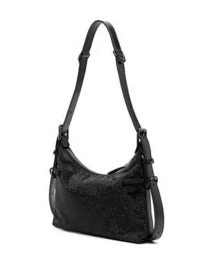 Givenchy Rhinestone-embellished Shoulder Bag - Black