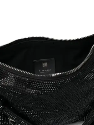 Givenchy Rhinestone-embellished Shoulder Bag - Black