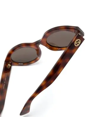 Gucci Oval-frame Sunglasses