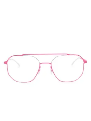 Mykita Arvo Pilot-frame Glasses - Pink