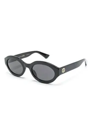 Gucci Oval-frame Sunglasses