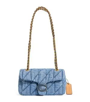 COACH Quilted Denim Tabby 20 Shoulder Bag