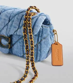 COACH Quilted Denim Tabby 20 Shoulder Bag