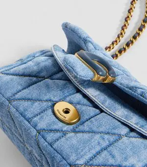 COACH Quilted Denim Tabby 20 Shoulder Bag