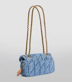 COACH Quilted Denim Tabby 20 Shoulder Bag