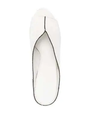 DEL CARLO 85mm Tenerife Leather Sandals