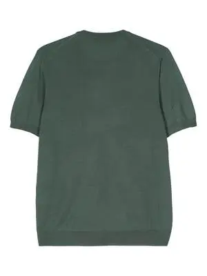 Fedeli Virgin Wool Fine-knit Jumper - Green