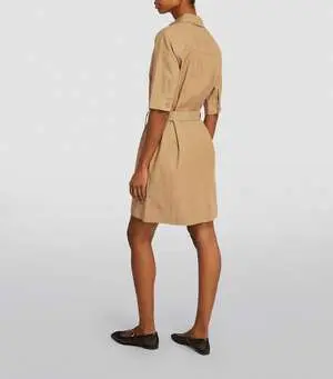FRAME Cotton-blend Trench Dress