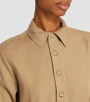 FRAME Cotton-blend Trench Dress