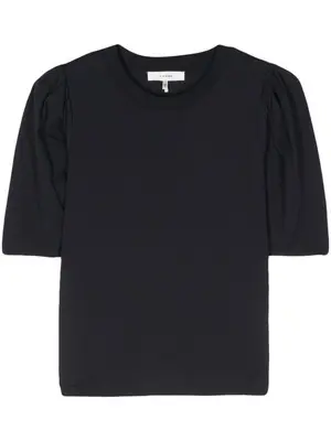FRAME Puff-sleeve Organic Cotton T-shirt