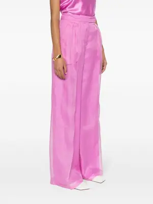 Max Mara Silk Straight Trousers