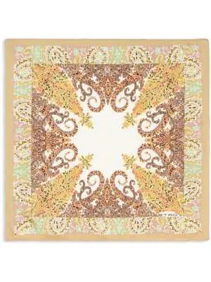 ETRO Abstract-print Silk Pocket Square