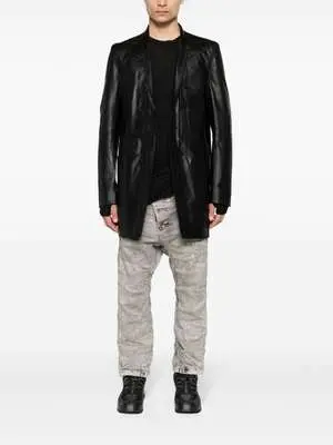 Boris Bidjan Saberi Mid-rise Drop-crotch Jeans - Grey