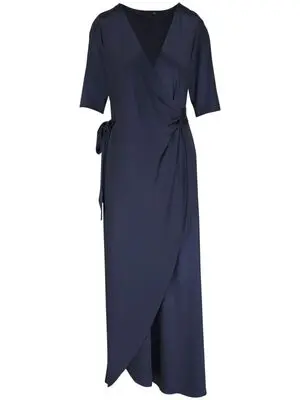 PETER COHEN V-neck Silk Dress