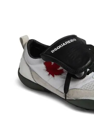 Dsquared2 Maple Leaf Leather Sneakers