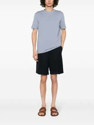 CRUCIANI Cotton-blend T-shirt - Blue