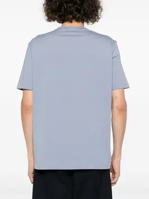 CRUCIANI Cotton-blend T-shirt - Blue