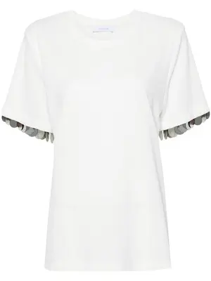 Rabanne Textured T-shirts For Women