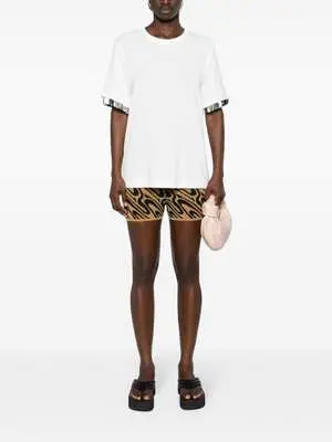 Rabanne Paillette-embellished Crepe T-shirt
