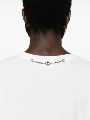 Rabanne Paillette-embellished Crepe T-shirt