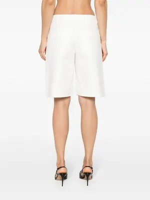 Valentino Garavani Twill Knee-length Shorts - White