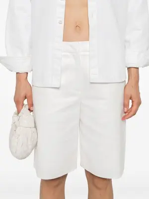 Valentino Garavani Twill Knee-length Shorts - White