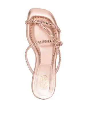 Ash Rubis Crystal-embellished Slides