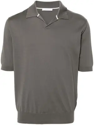 Cruciani Short Sleeve Polos For Men